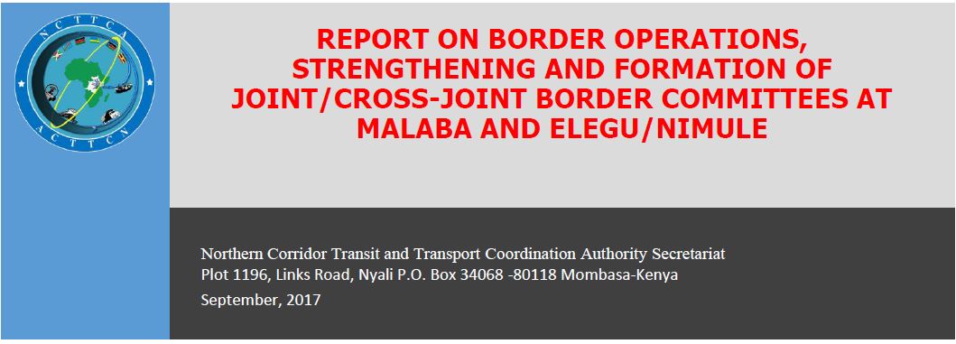 Report on JBC operations, formation and strengthening at Malaba - Elegu ...